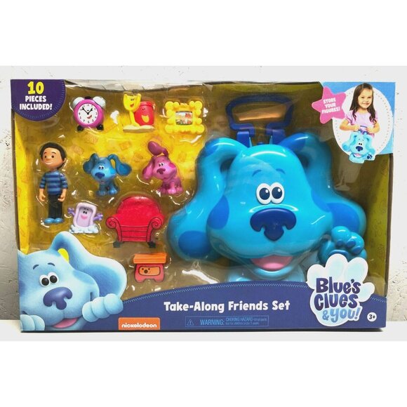 Blues Clues | Toys | Blues Clues Take Along Friends Set Piece Playset ...